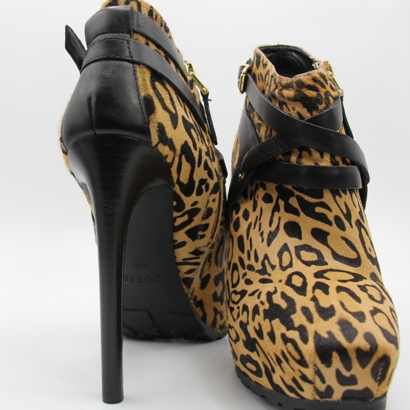 Guess | Shoes | Sexy And Chic Guess Leopard Print Booties | Poshmark